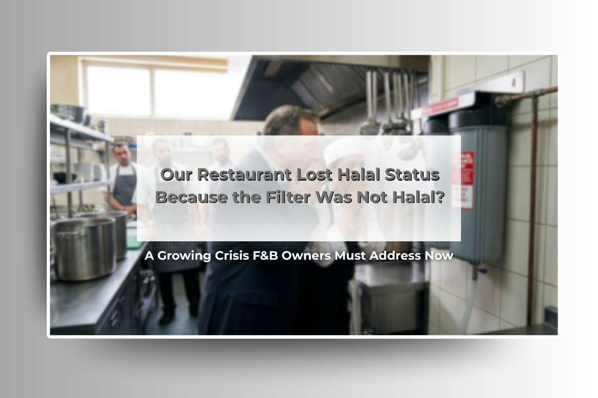 Water Filter Halal — The Crisis No One Warned F&B Operators About ...